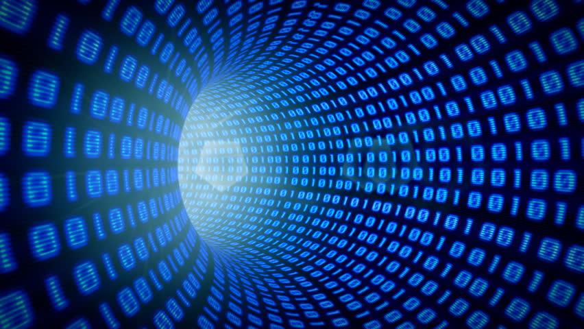 Seamlessly Looping Animation Of A Binary Internet Tunnel. Stock Footage ... Seamlessly Looping Animation Of A Binary Internet Tunnel. Stock Footage ...