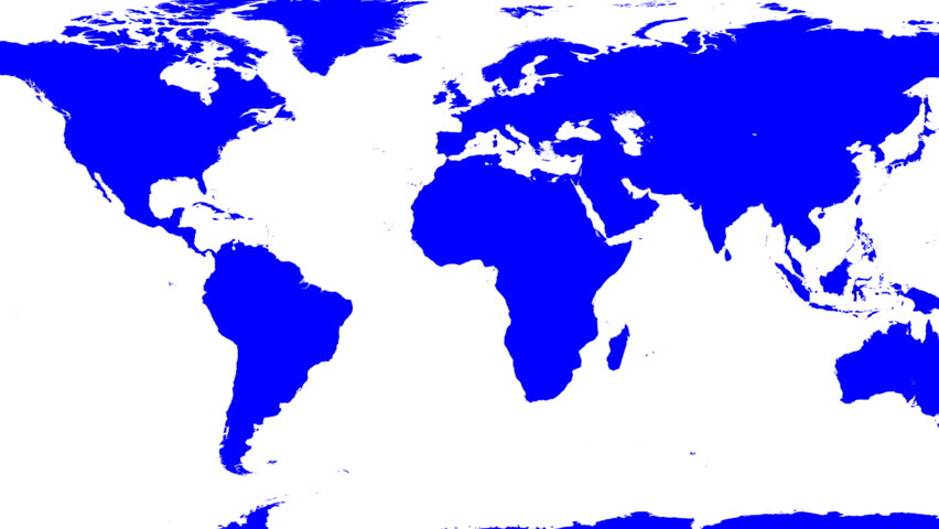 Video de stock de world map wraps to globe (white | 1003462 | Shutterstock