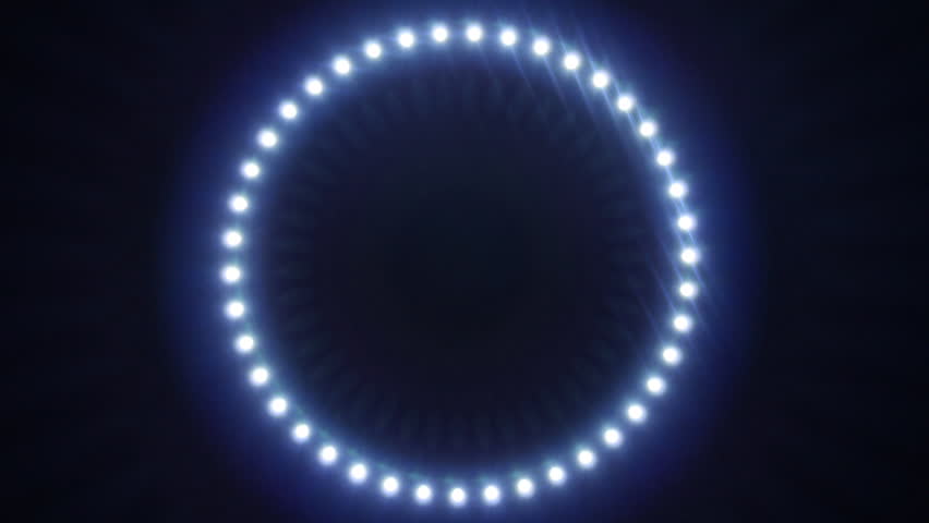 Circle Led Lights with Different Stock Footage Video (100% Royalty-free ...