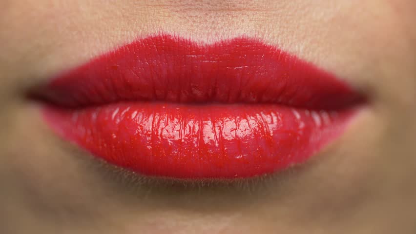 Beauty, Make up and Mouth Stock Footage Video (100% Royalty-free ...