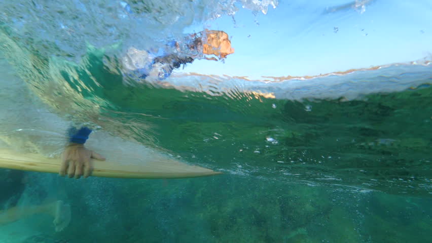 Two surfers riding waves in the ocean image - Free stock photo - Public ...