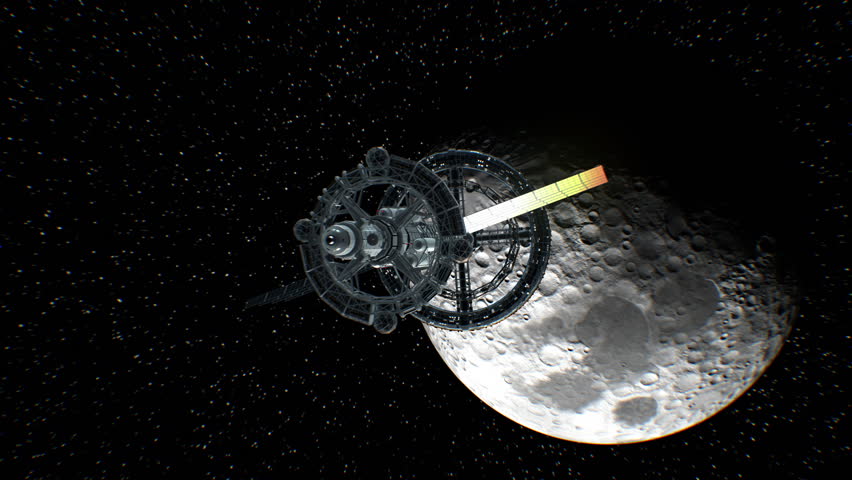 Return From Mars. Great Spaceship Returns From A Big Space Journey, 3d ...