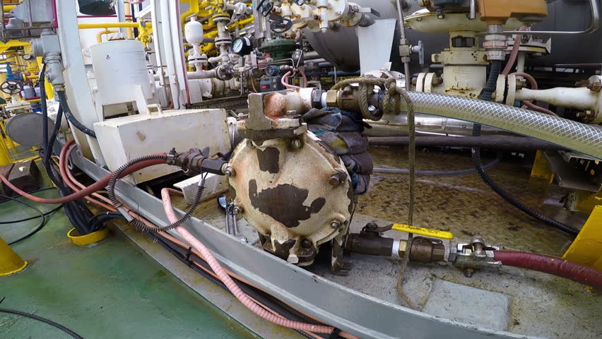 Stock Video Clip of Diaphragm pump operation on plant process ...