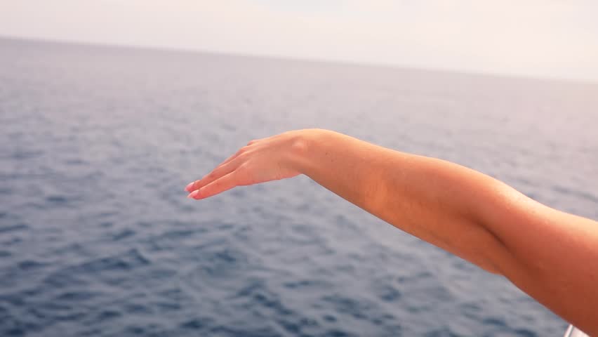 Freedom, Female Hand Feels the Stock Footage Video (100% Royalty-free ...