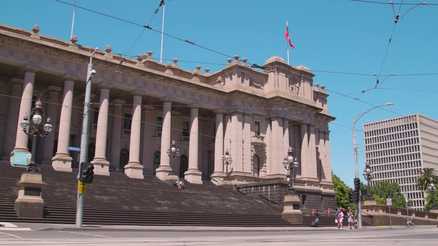 Parliament House in Melbourne, Victoria, Australia image - Free stock ...