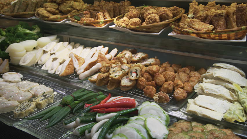 Asian Food On the Counter Stock Footage Video (100% Royalty-free ...