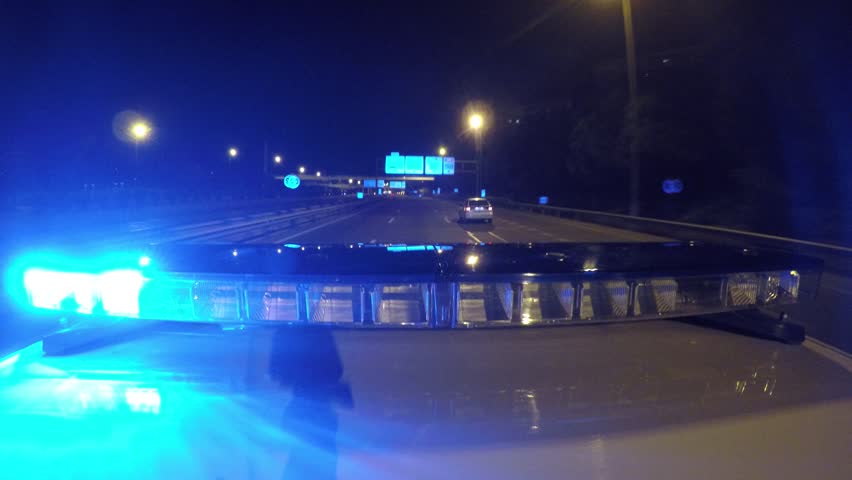 Road with police car in the landscape image - Free stock photo - Public ...