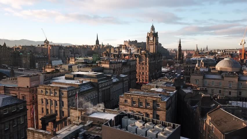 Edinburgh Castle 4k Scotland