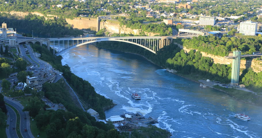 Rainbow Bridge in Niagara Falls, Ontario, Canada image - Free stock ...