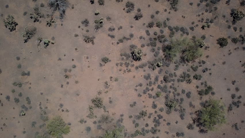 Aerial Drone Shot of Desert Stock Footage Video (100% Royalty-free ...