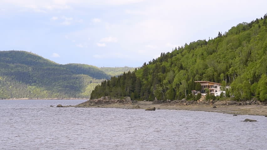 Lake and Mountains landscape in Quebec, Canada image - Free stock photo ...