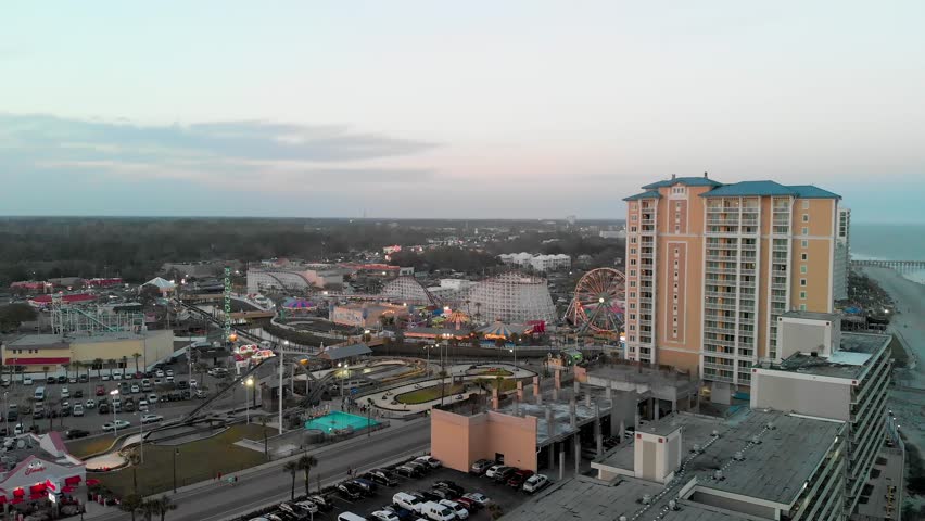 Sunset at Myrtle Beach, South Carolina image - Free stock photo ...