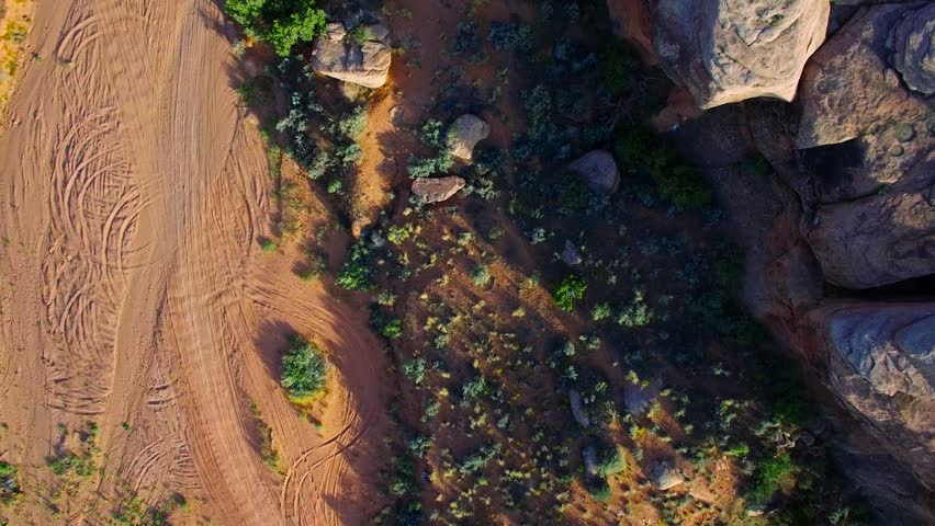 Overhead view of the landscape and road image - Free stock photo ...