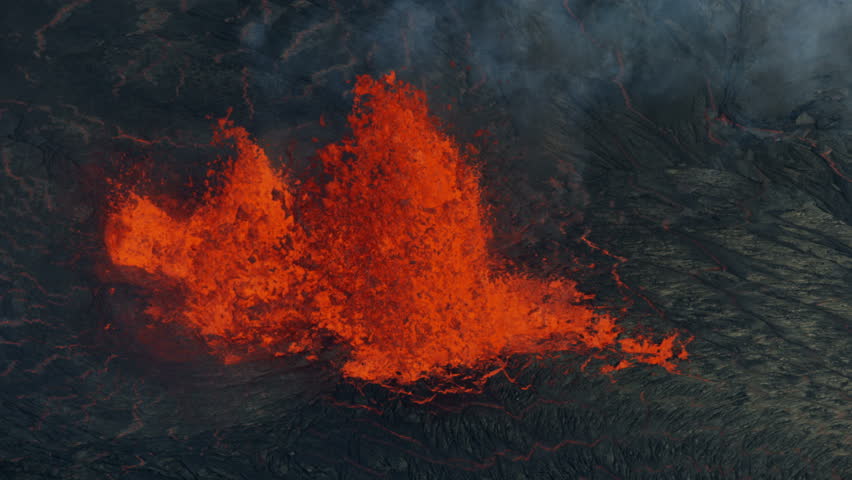 Volcano Spewing Lava at Hawaii Volcanoes National Park image - Free ...