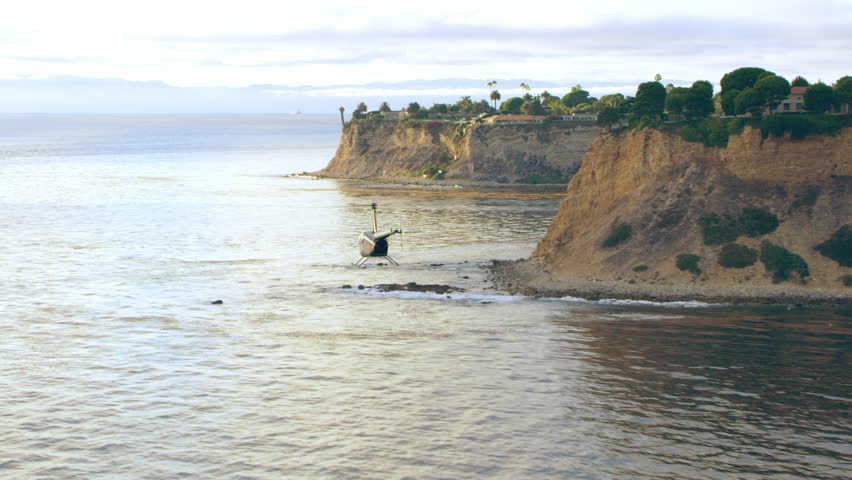 Amazing California Shoreline. Aerial View Stock Footage Video (100% ...