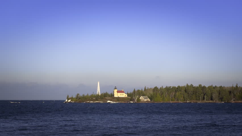 Lake Superior to the horizon in the Upper Peninsula, Michigan image ...