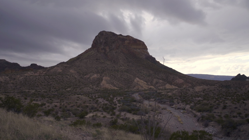 Desert Horizon at Big Bend National Park, Texas image - Free stock ...