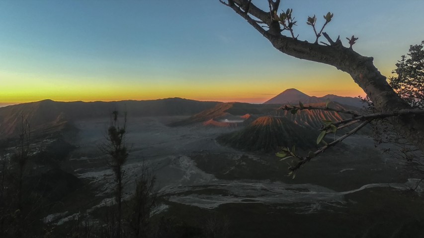 Landscape of Mount Bromo on the Island of Java, Indonesia image - Free ...