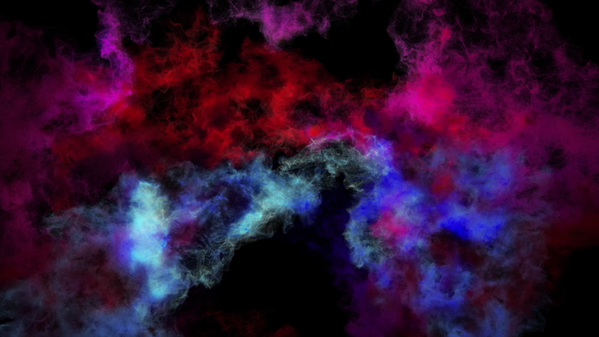 Colorful Nebula 3d Rendered Animation Stock Footage Video (100% Royalty ...