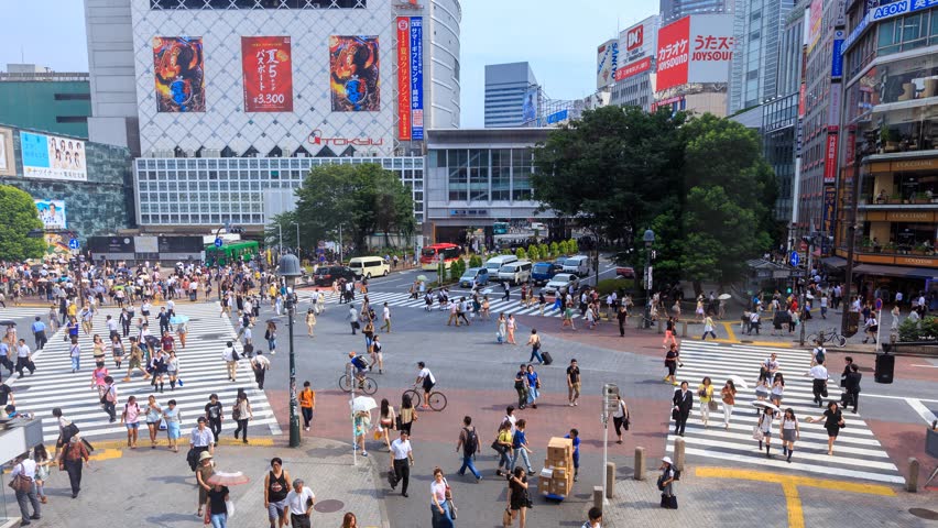 Tokyo - July 12: Time-lapse Stock Footage Video (100% Royalty-free ...