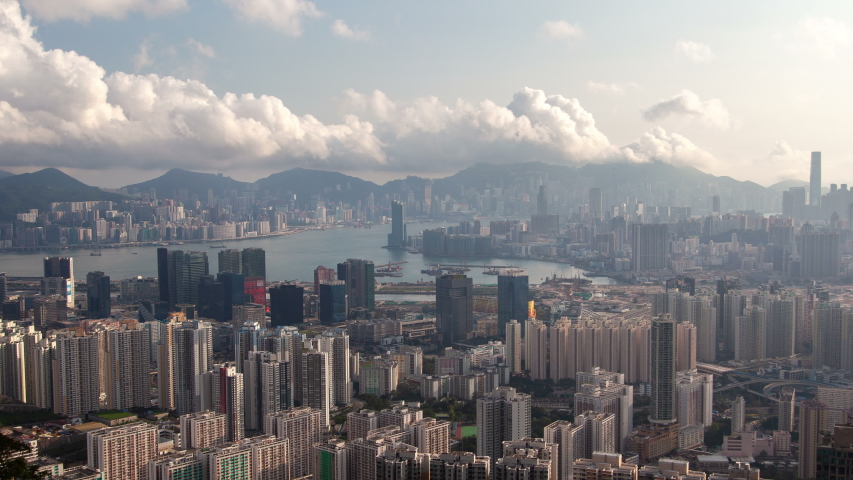 City, Bay, and Hills in Hong Kong, China image - Free stock photo ...