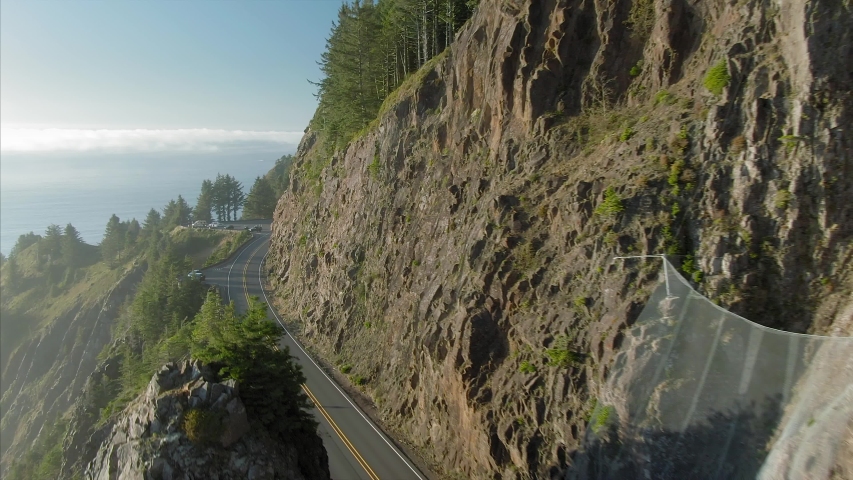 Cliffs and landscape on the Coastline in Oregon image - Free stock ...