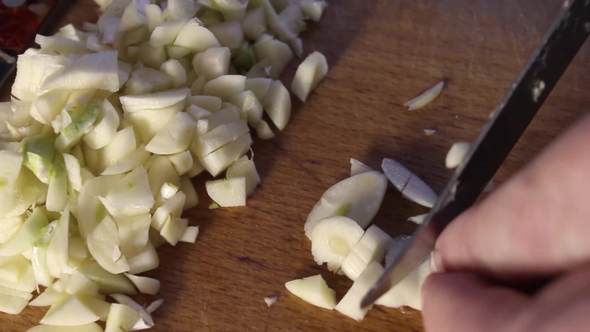 Cloves of Garlic Cut in Half image - Free stock photo - Public Domain ...