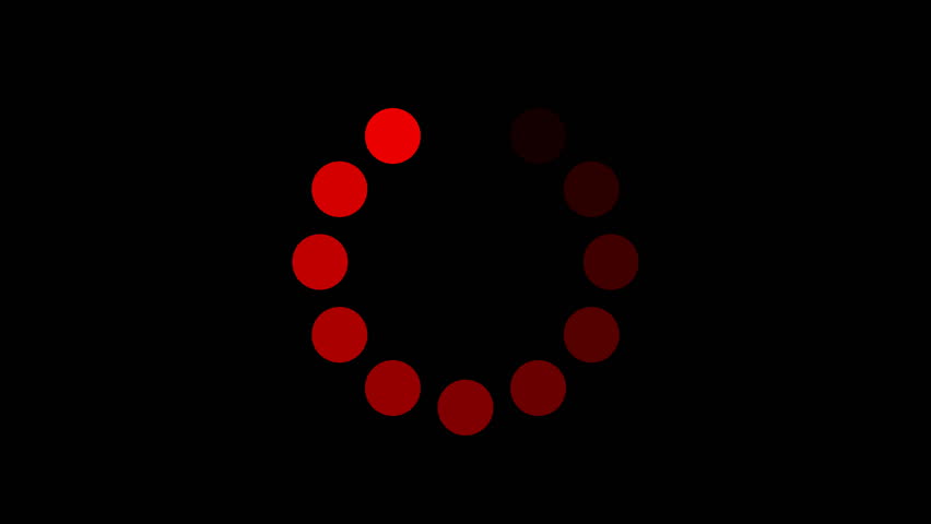 4k Red Dot On Black Background Animation Background Seamless Loop ...