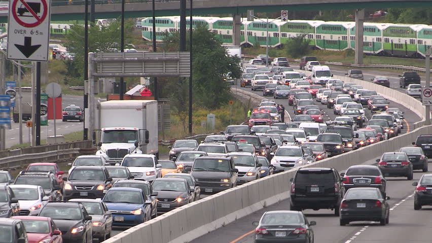 Toronto, Ontario, Canada September 2015 GO Transit Commuter Trains And ...