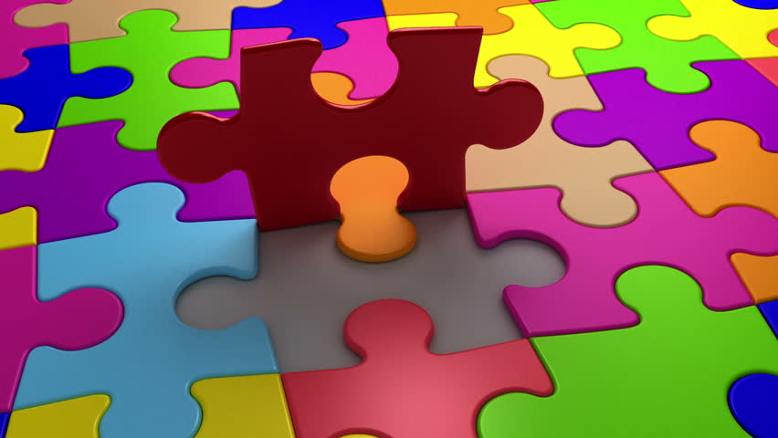 Puzzle Pieces Stock Footage Video | Shutterstock