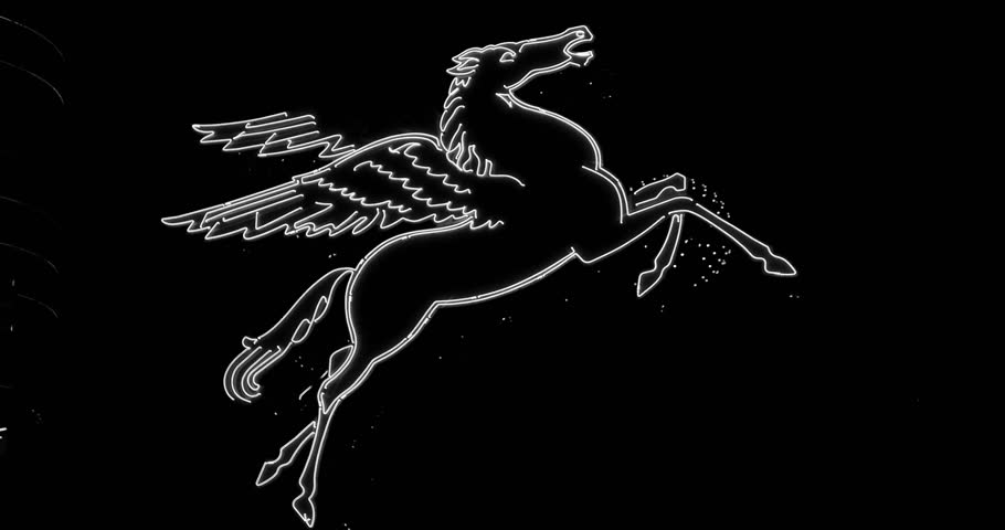 Original Pegasus Figure, Dallas, Oct Stock Footage Video (100% Royalty ...
