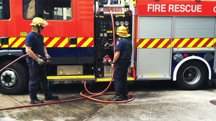 Auckland - Oct 27 2015:firefighter Stock Footage Video (100% Royalty ...