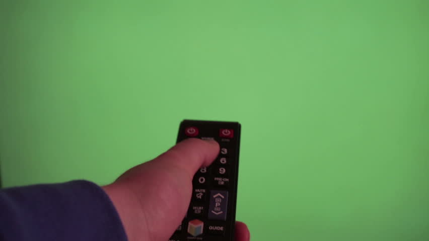 Tv Remote On Green Screen Stock Footage Video (100% Royalty-free ...