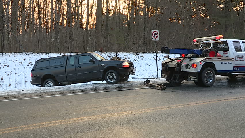 Stock video of ontario, canada december 2013 car accident | 12785582 ...