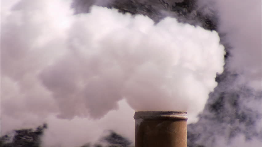 Close up of Smoke Stack Stock Footage Video (100% Royalty-free) 128392 ...