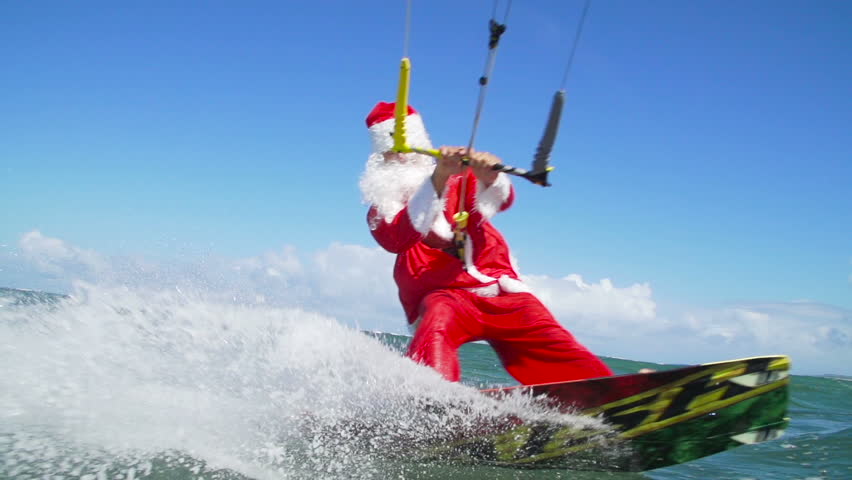 Slow Motion Extreme Santa Claus Video de stock (totalmente libre de ...