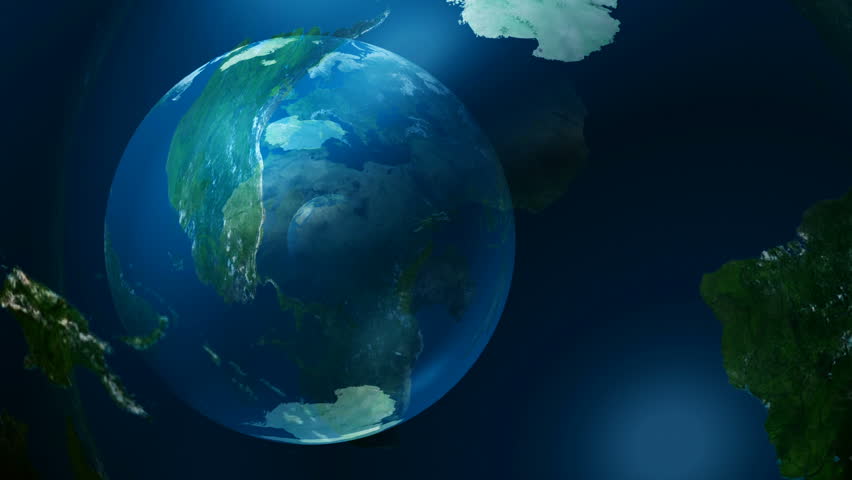 3D Looping Geo Globe. Alpha Channel, Loop 動画素材 1223611 | Shutterstock
