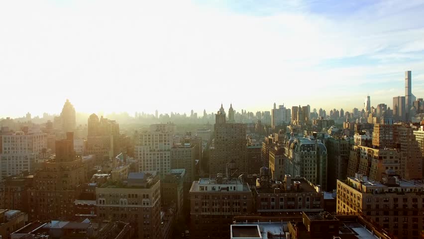 Videoclip de aerial view of high-rise apartment residential buildings ...