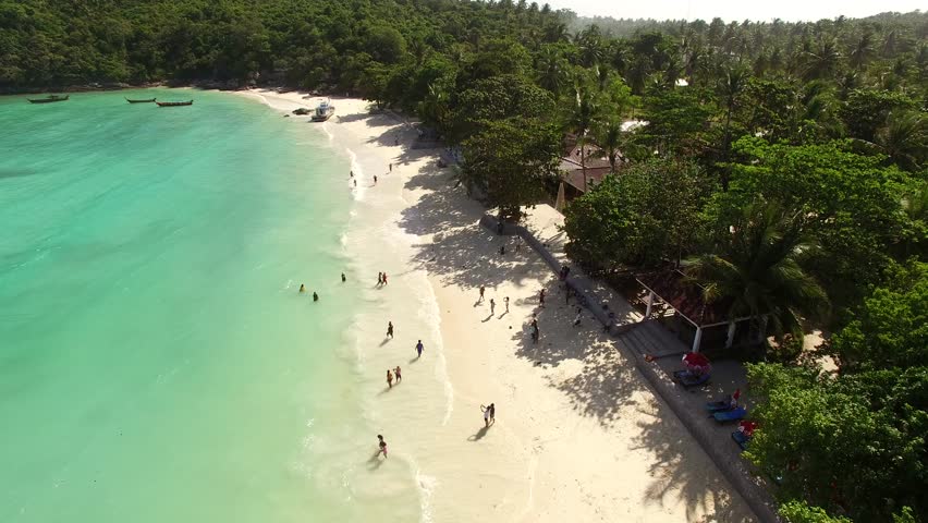Stock Video Clip of Aerial view of Siam bay at Koh | Shutterstock