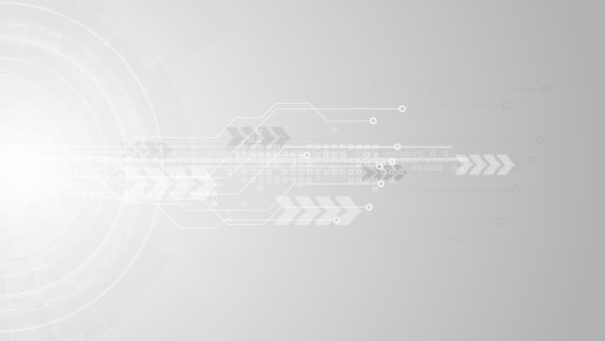 Video stock a tema light grey gear, circuit board and | 14383252 ...