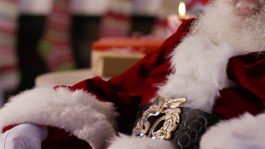 Santa Claus Says Shhh Stock Footage Video (100% Royalty-free) 14487532 ...