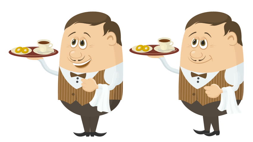 Fullhd 1920x1080 Progressive Seamlessly Looping Video, Waiters, Funny ...