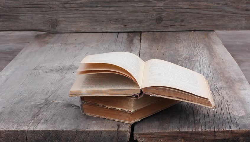 Stack of Ancient Books On Stock Footage Video (100% Royalty-free ...