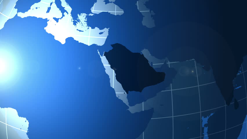 Saudi Arabia. Zooming Into Saudi Stock Footage Video (100% Royalty-free ...