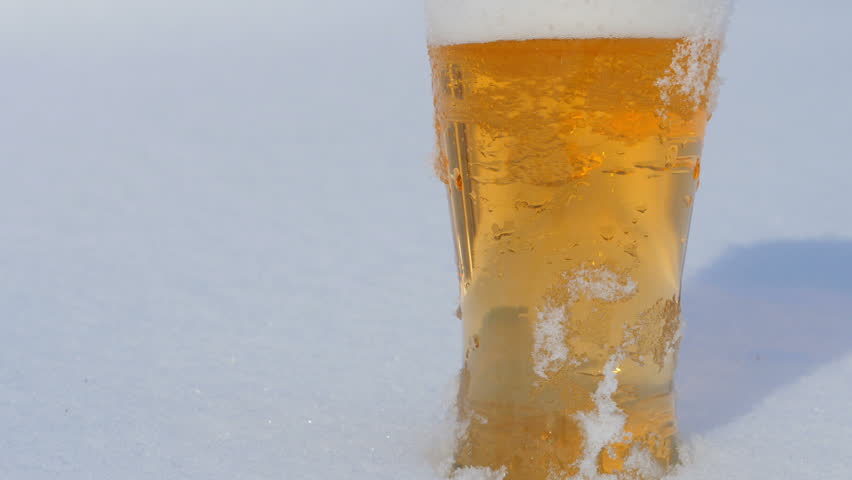 Cold Beer in the Mountain Snow image - Free stock photo - Public Domain ...