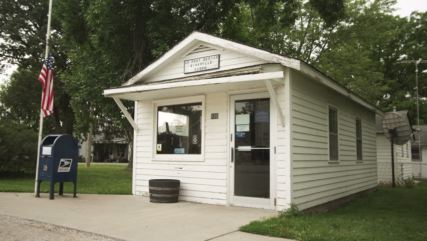 Small Town Post Office Exterior Stock Footage Video (100% Royalty-free ...