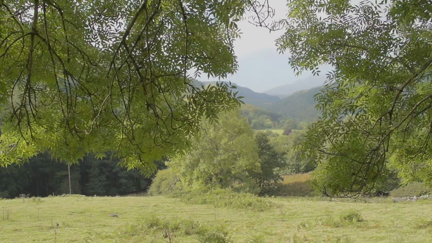 A Shot Of The Beautiful Welsh Countryside Shot On A Sunny Summer/Autumn ...