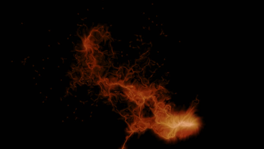 Stock video of magical fire energy flame background, on | 15321172 ...