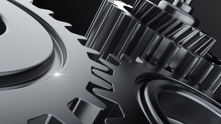 Mechanical Engineering Background Animation. Stock Footage Video ...