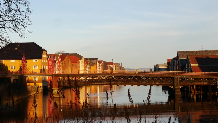 Panoramic Cityscape of Trondheim image - Free stock photo - Public ...